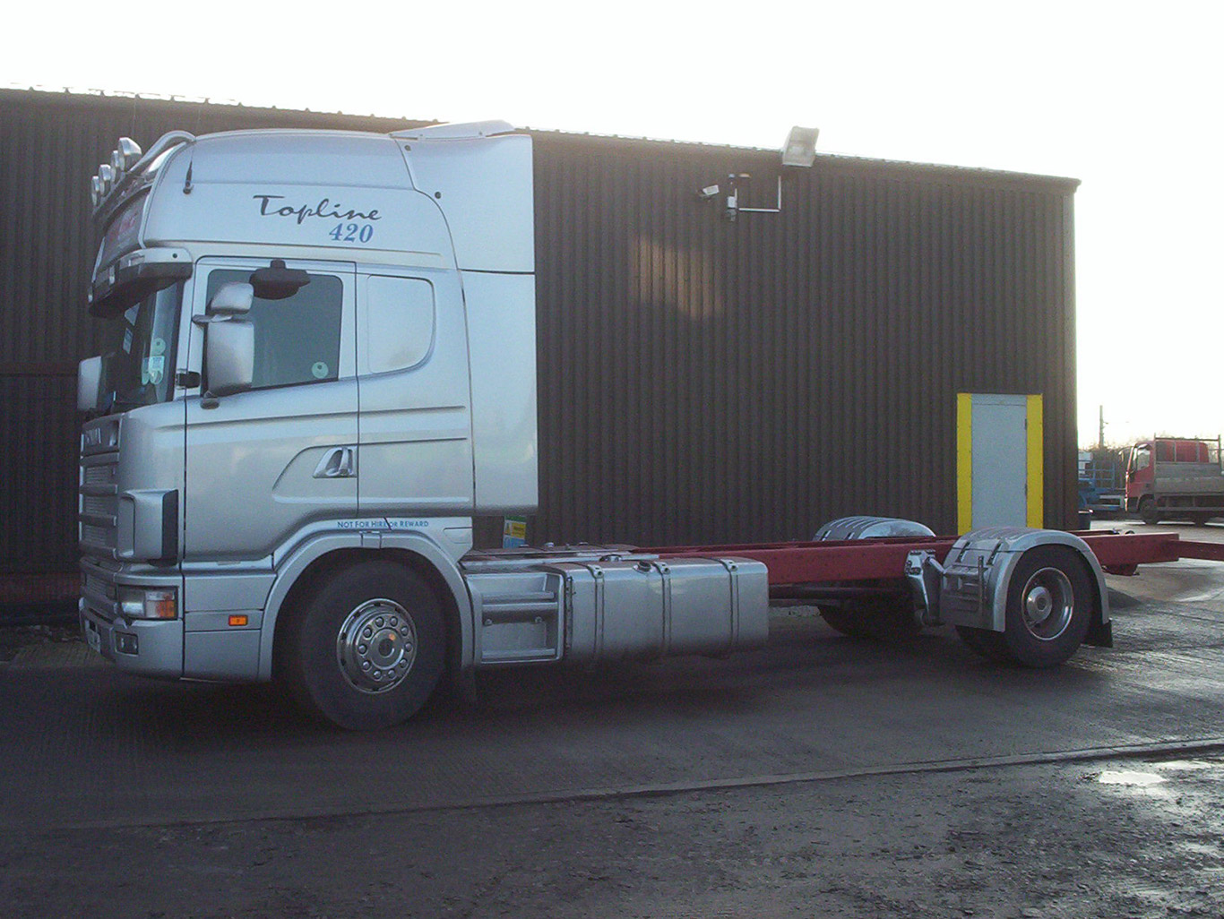 Scania Top Line Chassis Extended From Tractor to Rigid – Truck Services ...